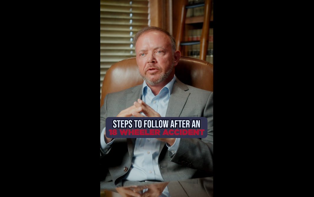 Steps to Follow After an 18 Wheeler Accident | Video | Marianna Car ...
